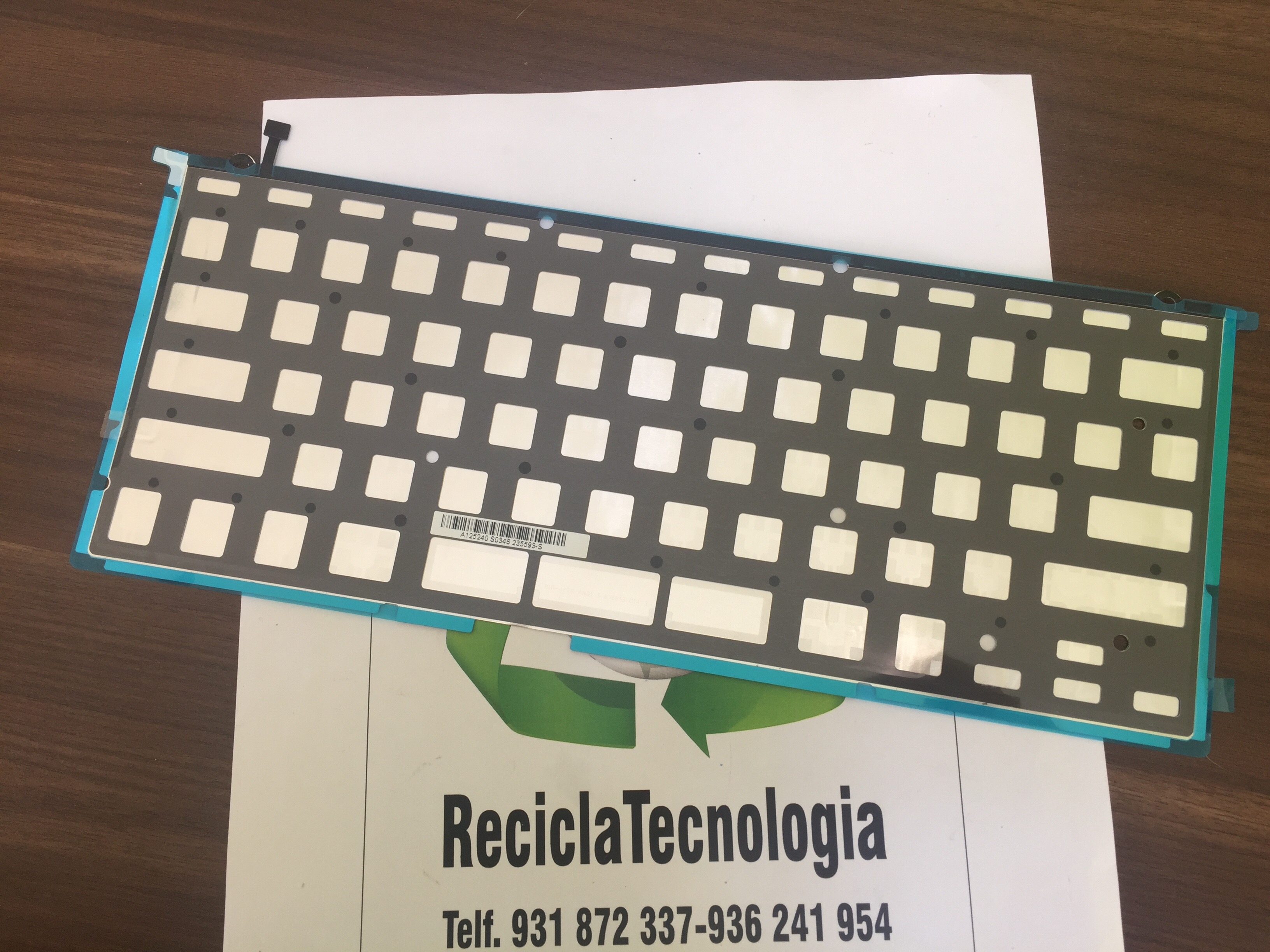 Backlit teclado MacBook Pro Retina 13 A1502 - ReciclaTecnologia