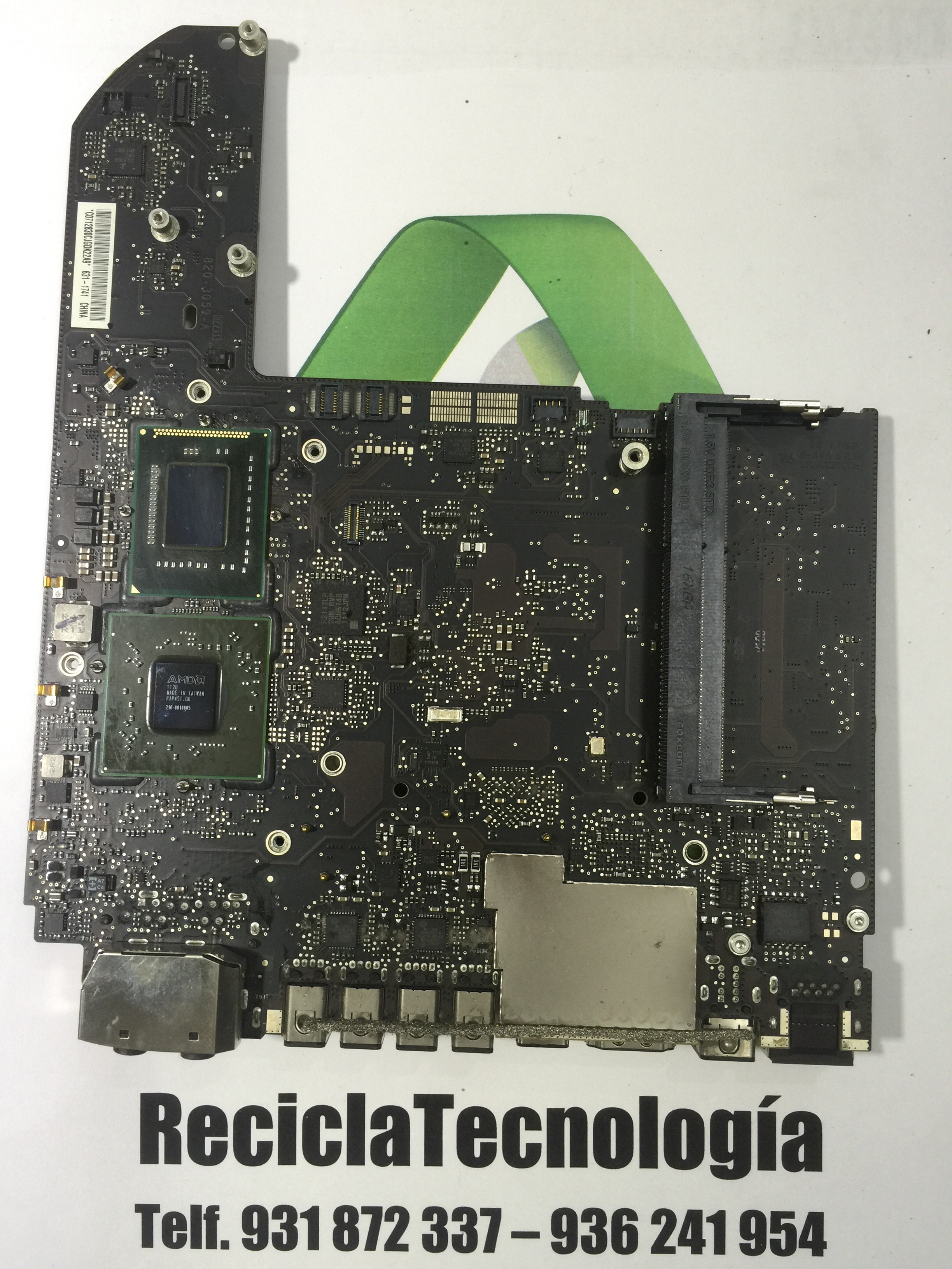 Placa base mac mini 2011 A1347 - ReciclaTecnologia